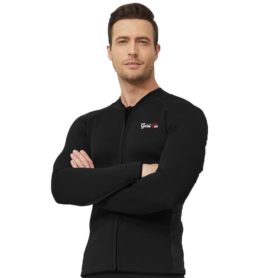 Dive in Style with Our Men's Wetsuit Jacket - Explore the Depths – Goldfin